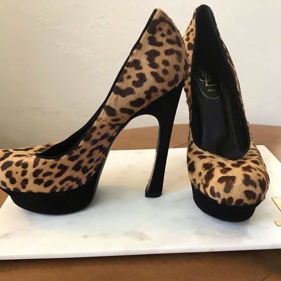 Yves Saint Laurent | Shoes | Ysl Palais Leopard Calf Hair Pump | Poshmark